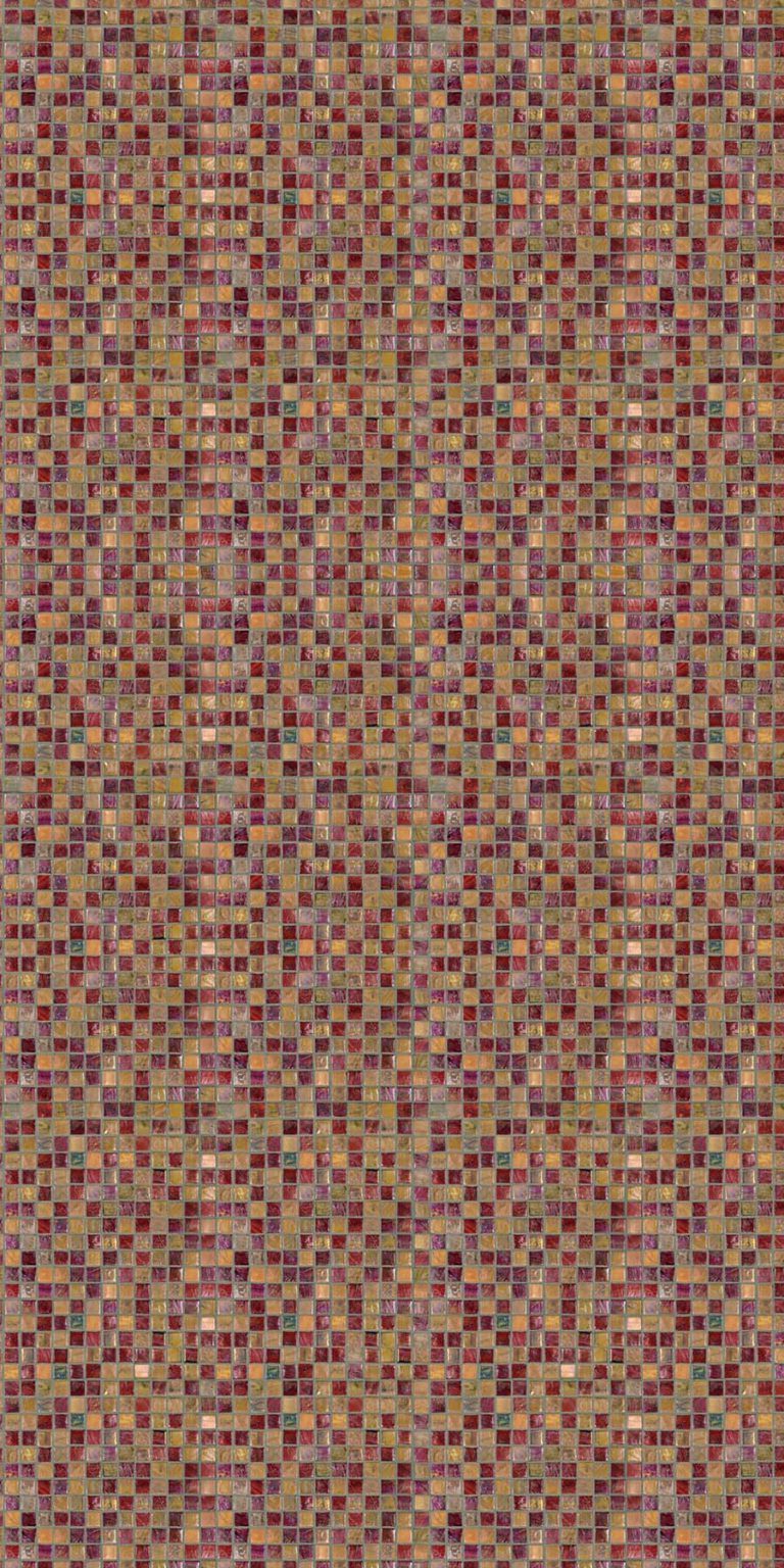 Italian Glass Red Yellow Tiles 1 inch (Sample) | ATI Decorative Laminates